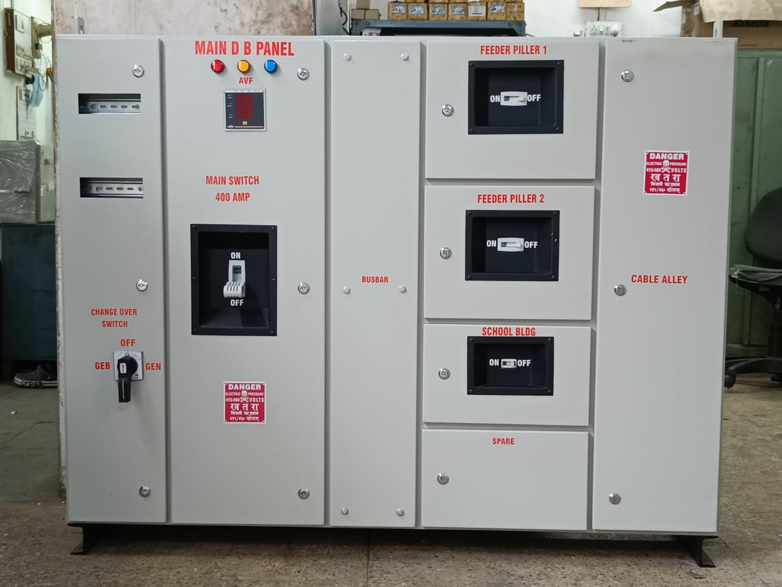 250A LT Distribution Panel - S. P. Engineering